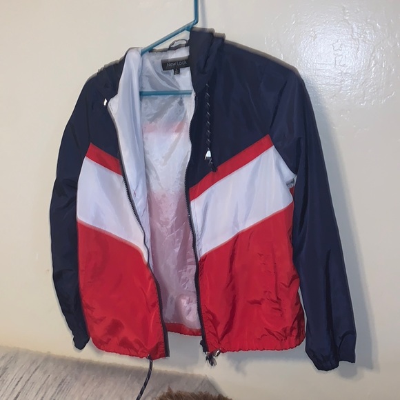 New Look | Jackets & Coats | New Look Red White And Blue Rain Jacket ...